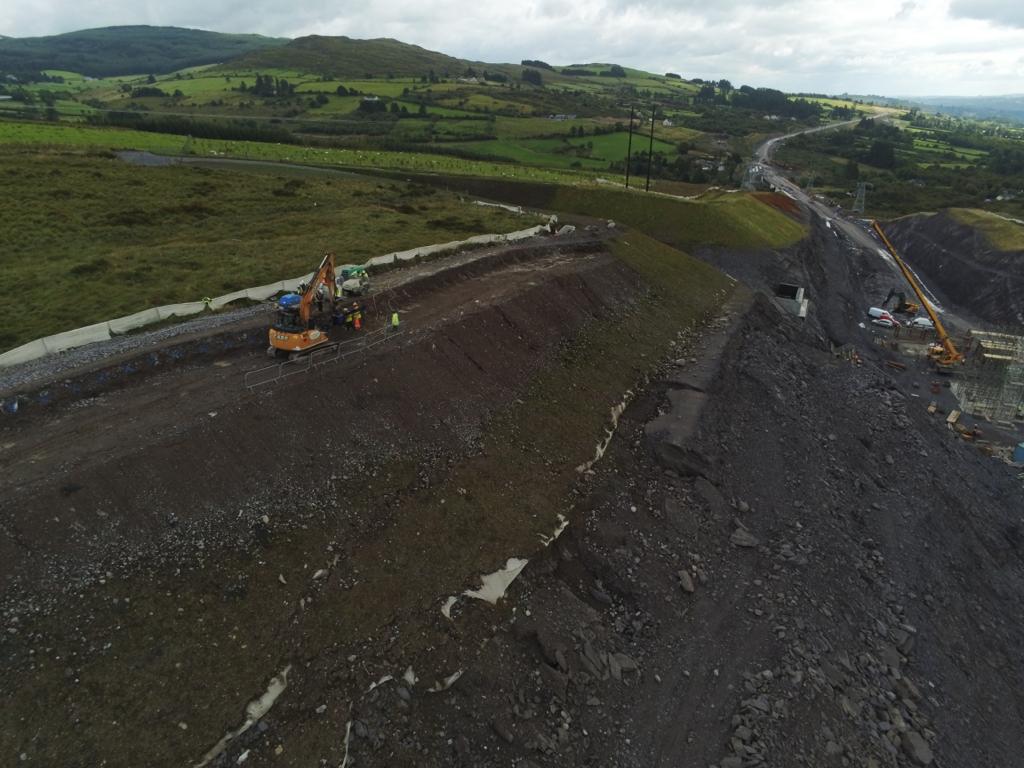 Soil Nailing / Slope Stabilisation, Macroom, Cork - JWB Civil Engineering